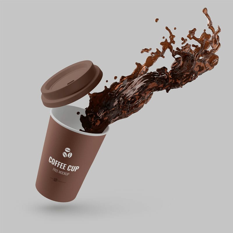 Free Coffee Cup Mockup With Splash » CSS Author