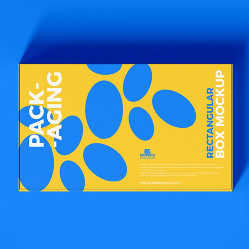 Free PSD Rectangular Packaging Box Mockup » CSS Author