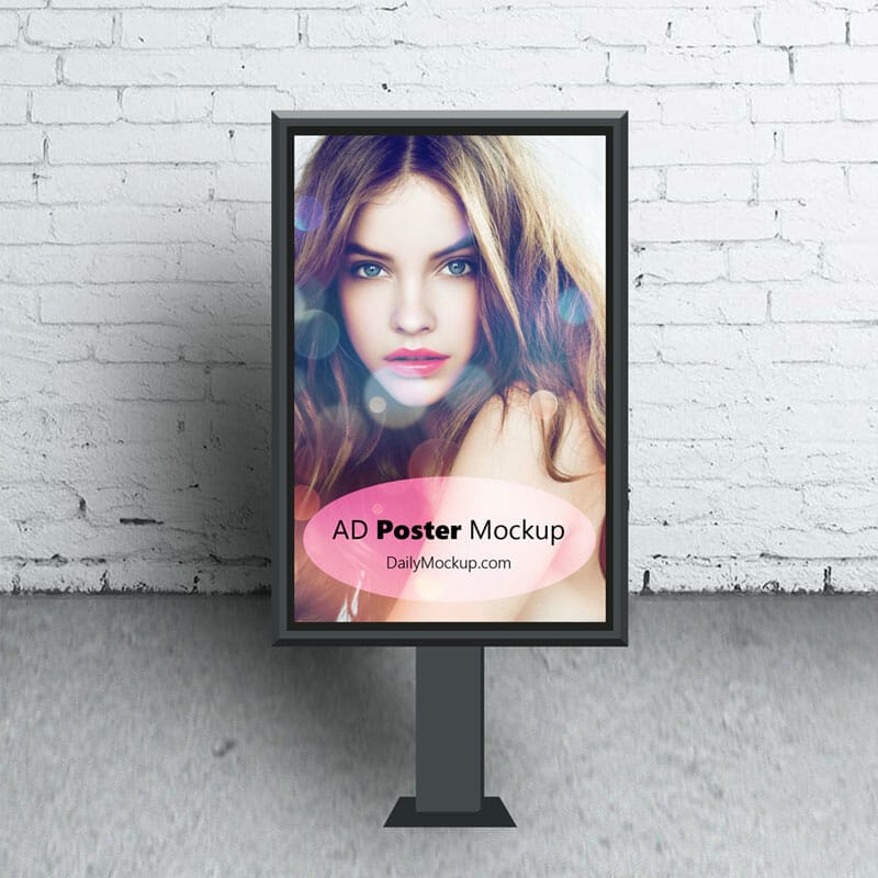 AD Poster Mockup Free PSD » CSS Author
