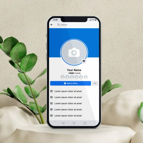 Free Facebook Profile Mockup PSD Template » CSS Author