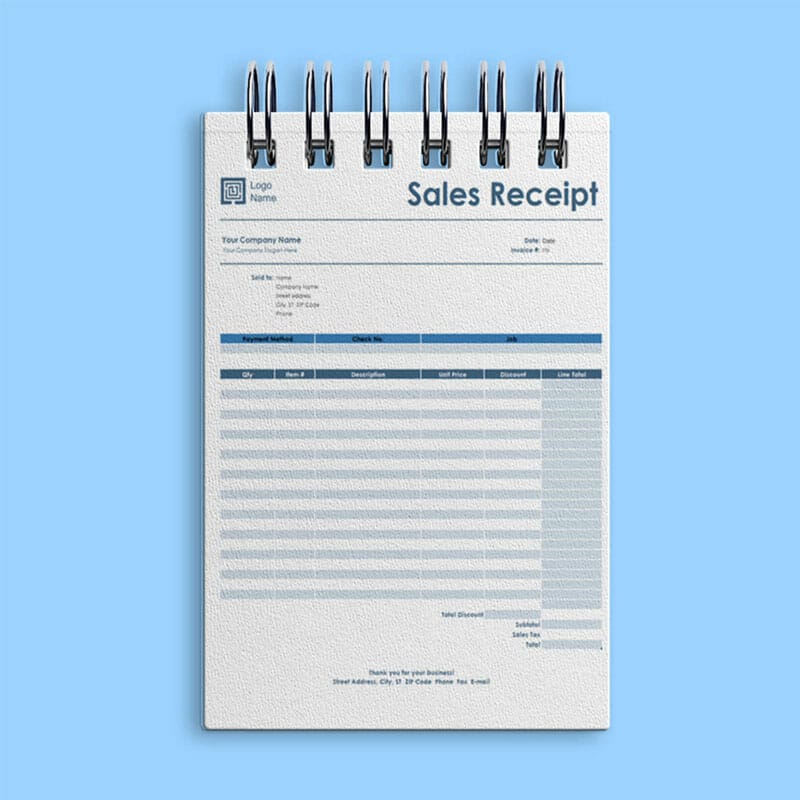 Free Receipt Book Mockup PSD Template » CSS Author