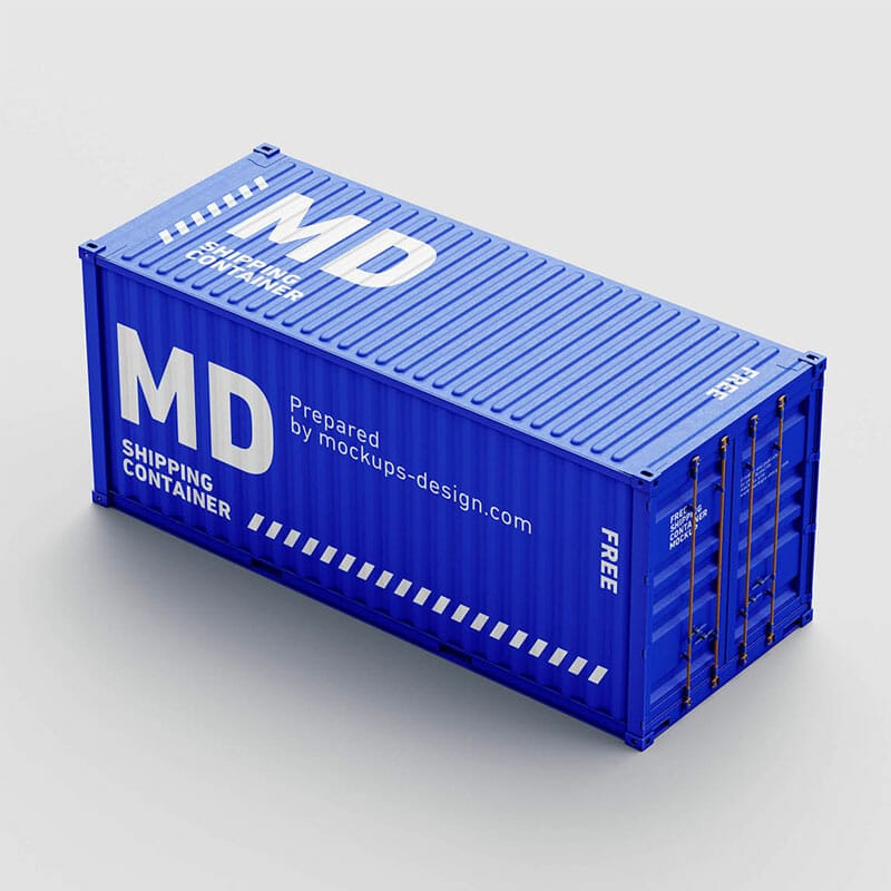 Free Shipping Container Mockup » CSS Author