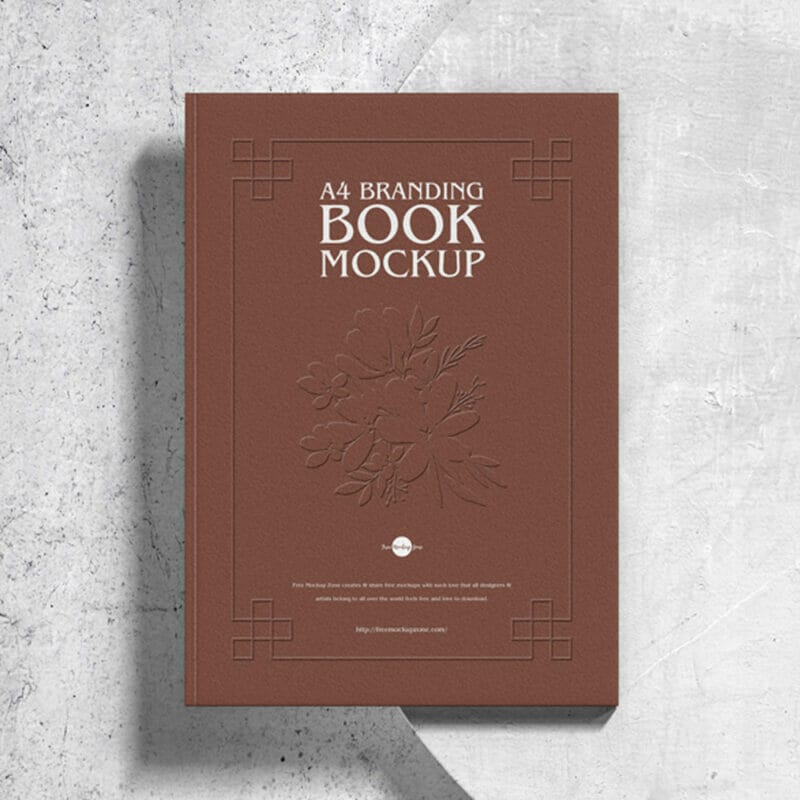 Free Branding A4 Book Mockup » CSS Author