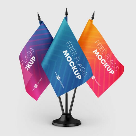 100+ Best Free Flag Mockup Templates » CSS Author