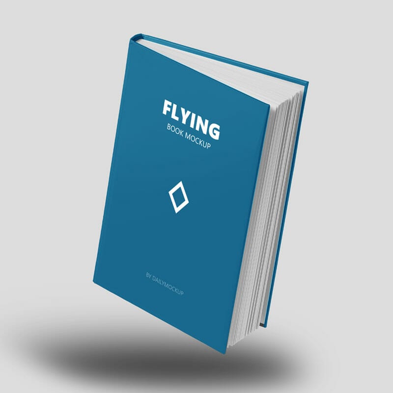 Free Flying Book Mockup PSD » CSS Author