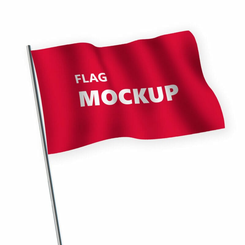 Free PSD Flag Mockup Template » CSS Author