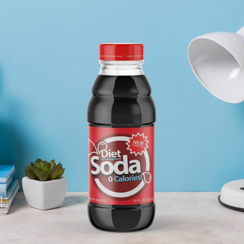 Free Coke Bottle Mockup PSD Template » CSS Author