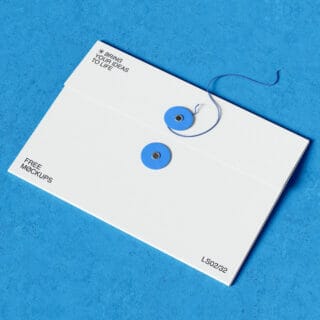 Free String Tie Envelope Mockup » CSS Author