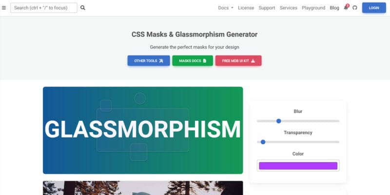 Top CSS Glass Effect Generators For Web Designers » CSS Author
