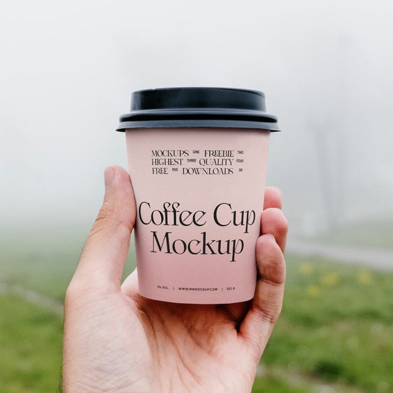 Coffee Cup In Park Mockup » CSS Author
