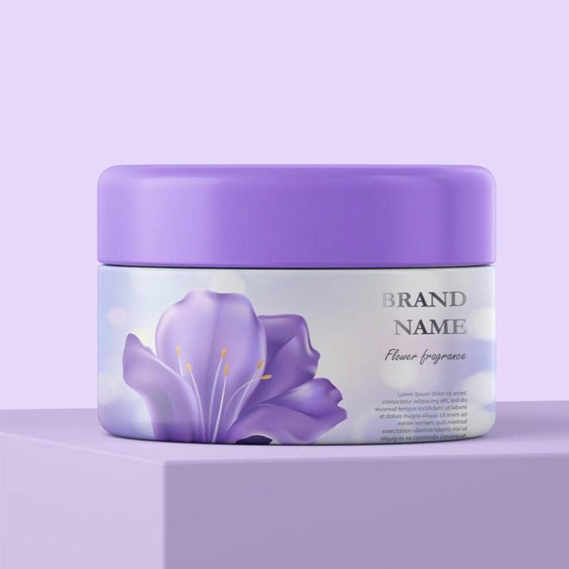 Free Cream Jar Mockup PSD Template » CSS Author