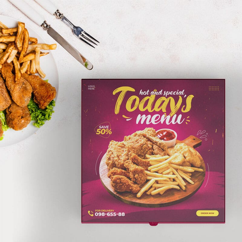 Free Fast Food Packaging Mockup PSD Template » CSS Author