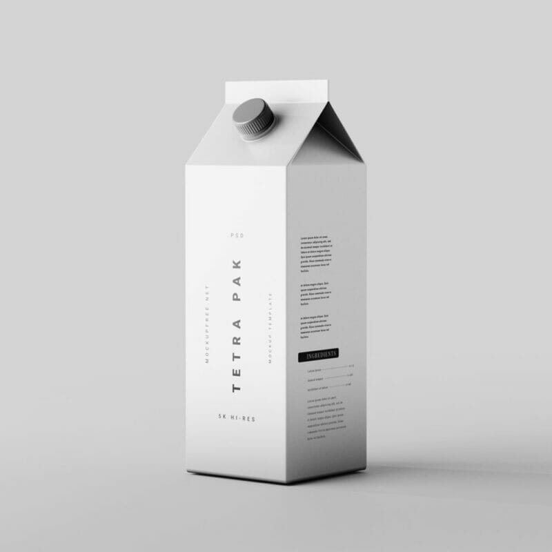 Free Tetra Pak Mockup » CSS Author