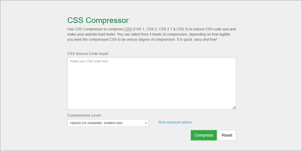 20+ Most Amazing CSS Minifier Tools » CSS Author