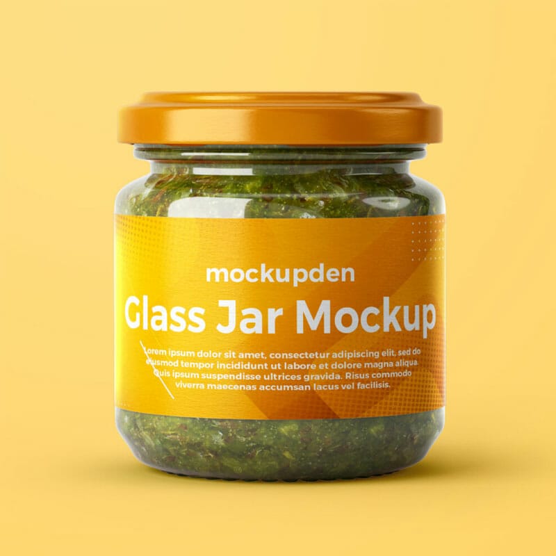 Free Glass Jar Mockup PSD Template » CSS Author
