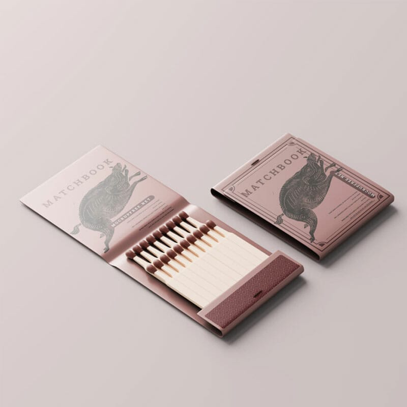Free Matchbook Mockups PSD » CSS Author