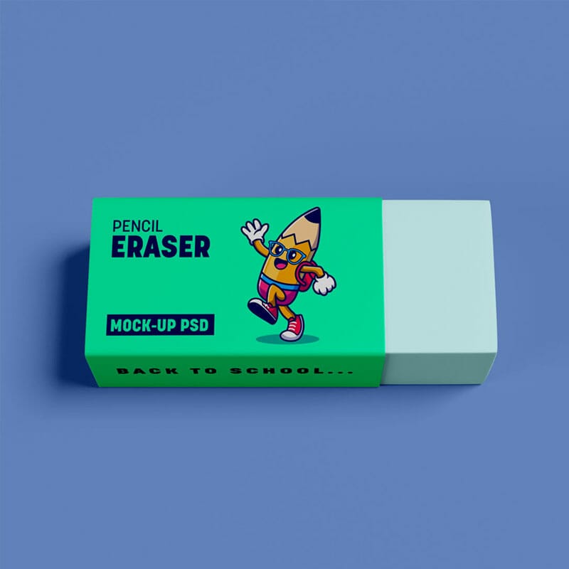 Free Pencil Eraser Mockup PSD » CSS Author