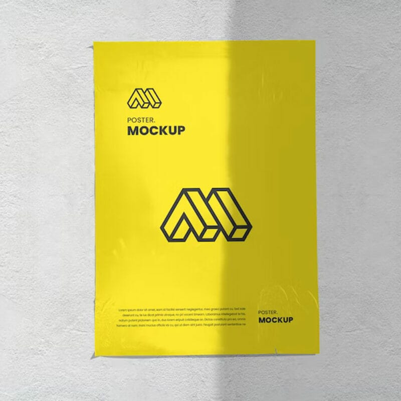 Free Poster On Wall Mockup » CSS Author