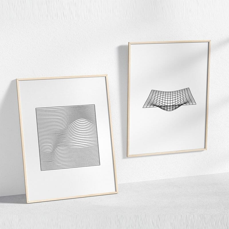 Free Realistic Wood Frame Poster Mockup » CSS Author