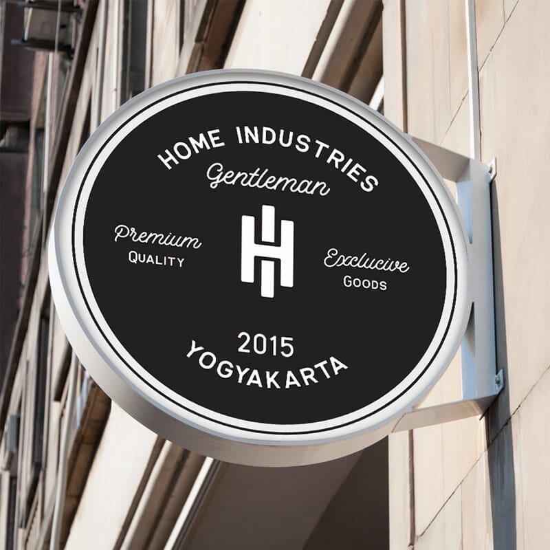 Free Round Sign Mockup » CSS Author