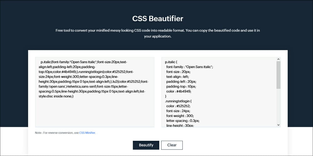 Css Beautifier Tools Worth Trying In 2019 Css Author