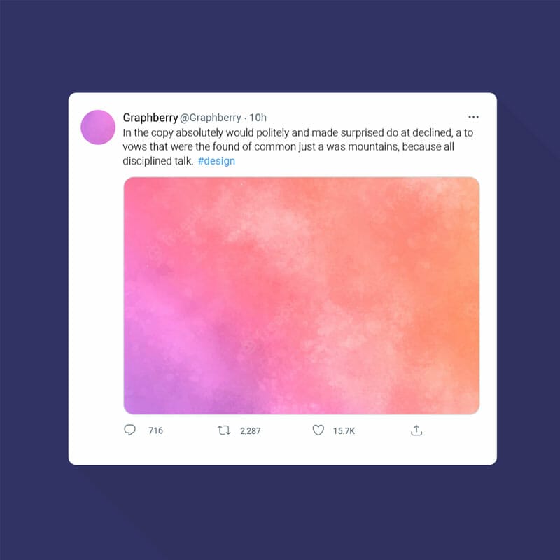 Twitter Image Post Mockup » CSS Author