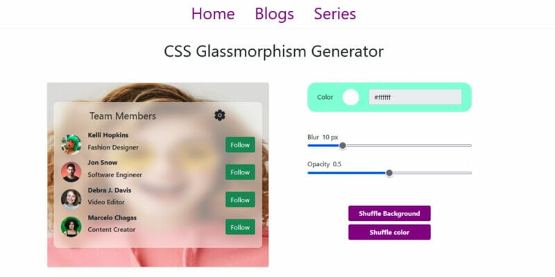 Top CSS Glass Effect Generators For Web Designers » CSS Author