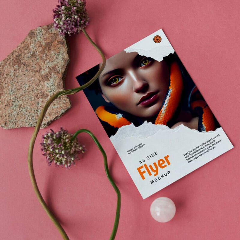 Free A4 Flyer / Flier Mockup PSD » CSS Author