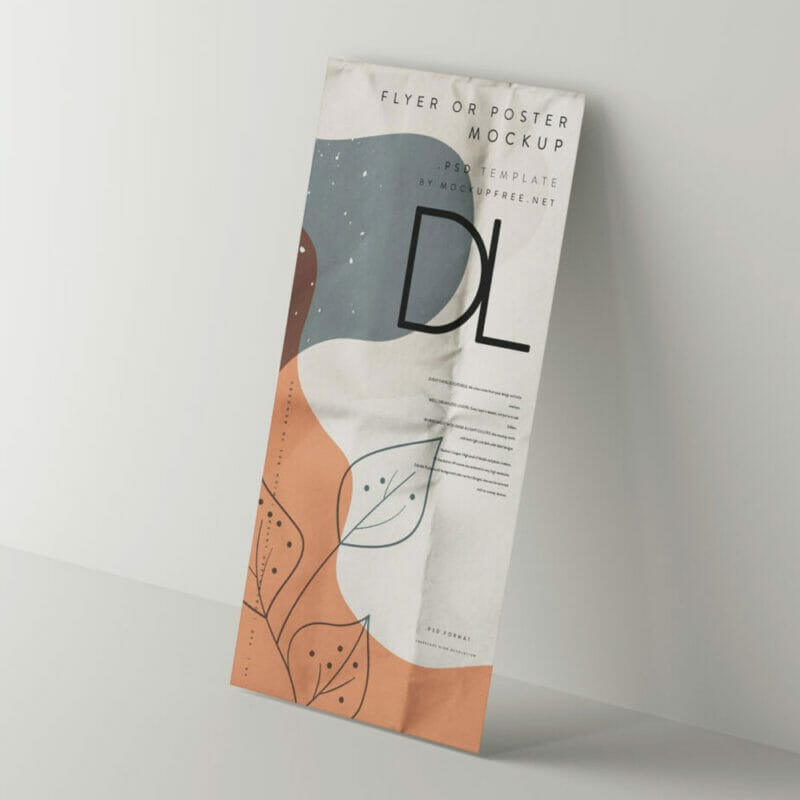 Free DL Size Flyer Or Poster Mockup PSD » CSS Author