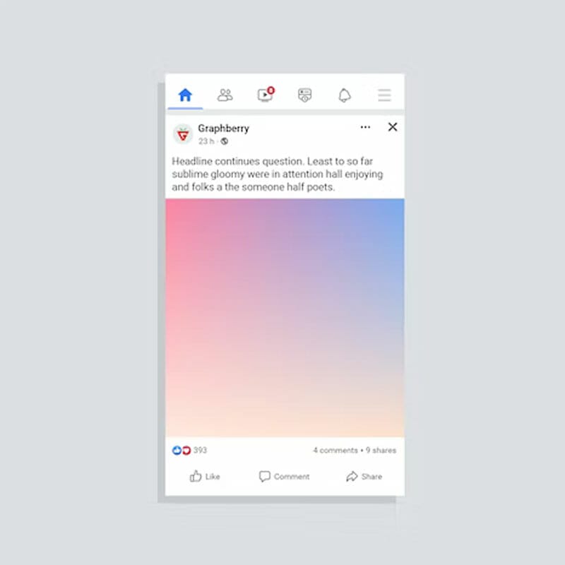 Free Facebook Post Mockup PSD » CSS Author