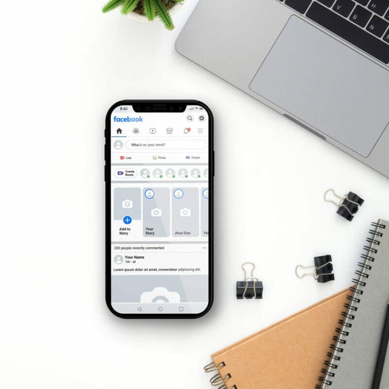 Free Facebook IPhone X Mockup PSD Template » CSS Author