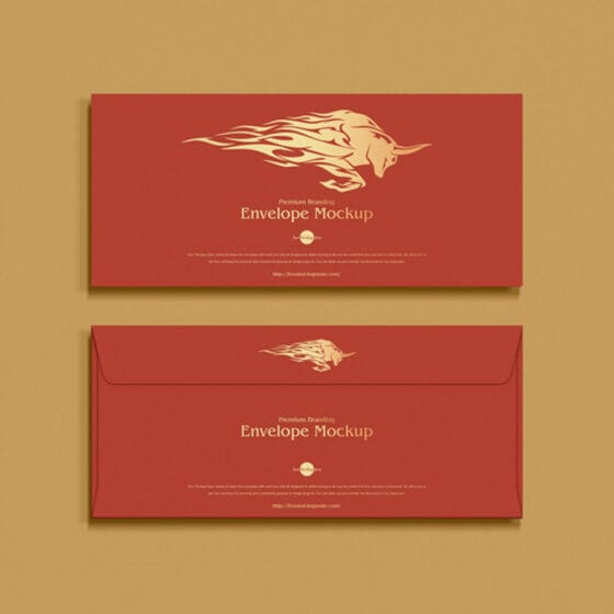 Free Premium Branding Envelope Mockup » CSS Author