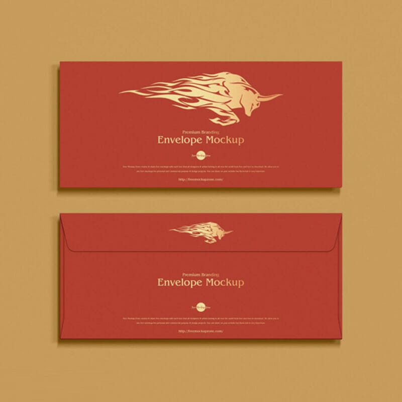 Free Premium Branding Envelope Mockup » CSS Author
