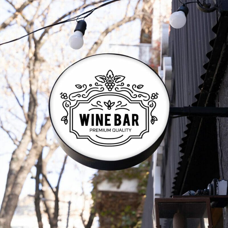 Free Pub Sign Mockup PSD Template » CSS Author