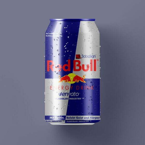 Free Red Bull Can Mockup PSD Template » CSS Author