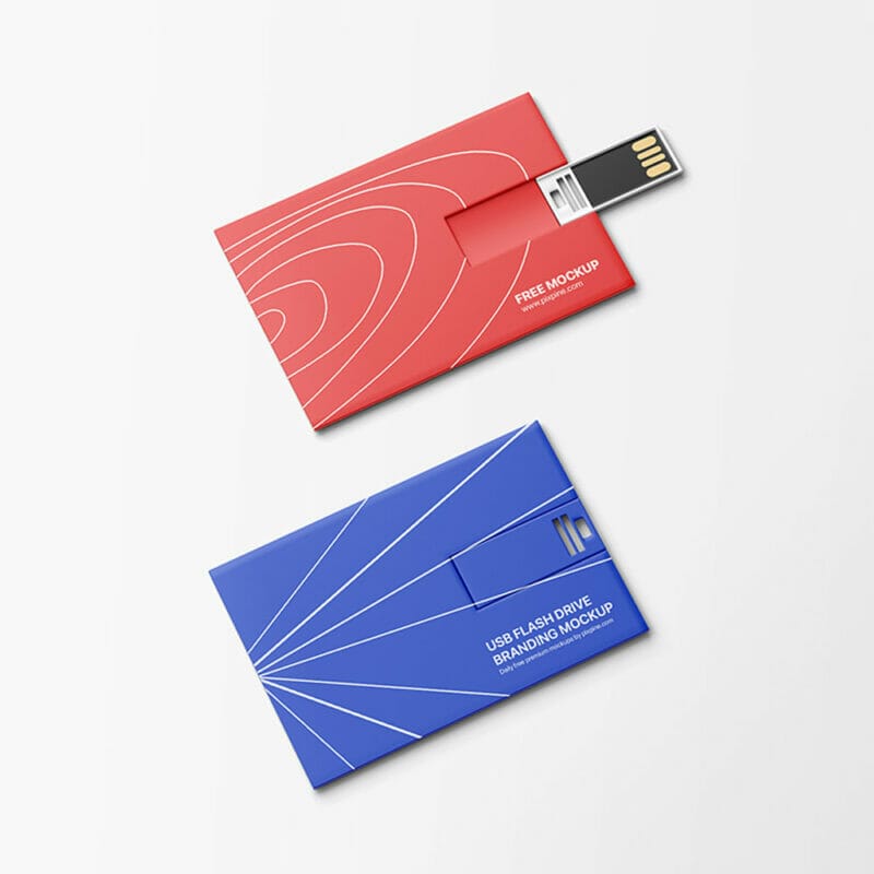 Free USB Flash Drive Branding Mockup » CSS Author