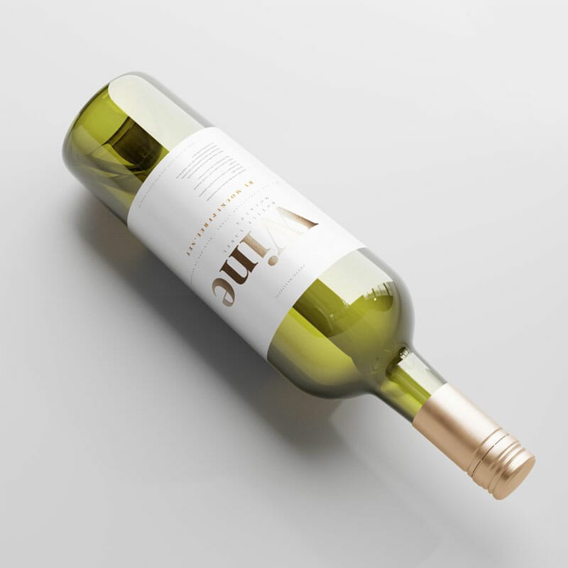 Free Wine Bottle Mockup Bundle PSD » CSS Author