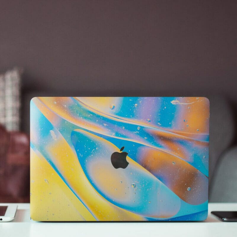 Apple Laptop Skin Design Mockup PSD » CSS Author