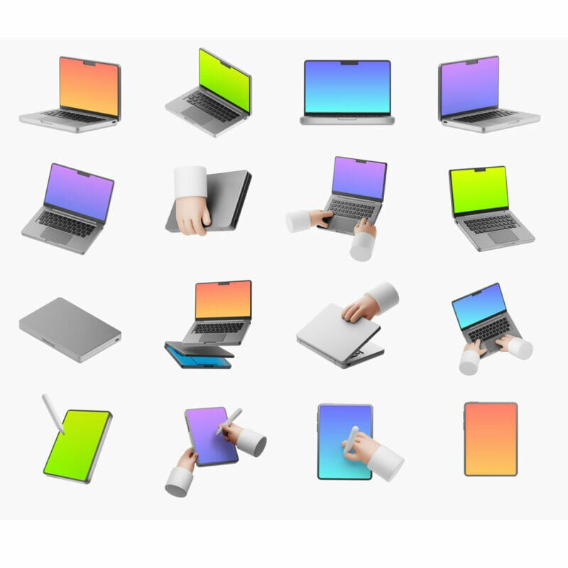 Free Cartoon Devices Mockups » CSS Author