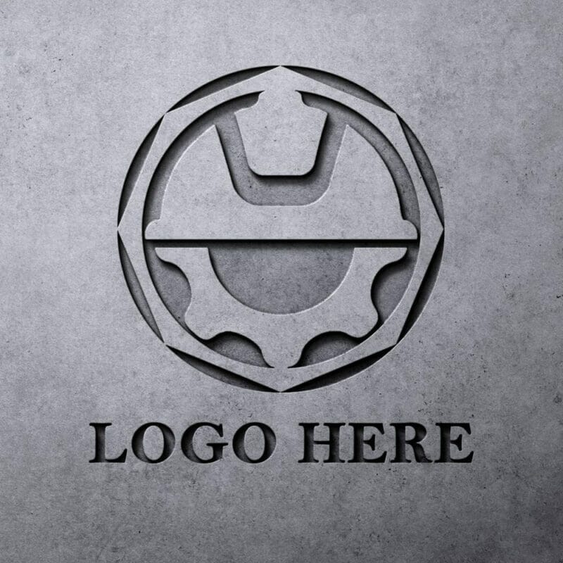 Free Carved Stone Logo Mockup PSD » CSS Author
