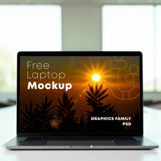 Free Laptop Screen Design Mockup PSD » CSS Author