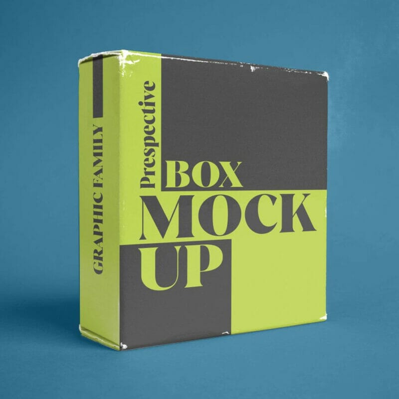 Free Perspective Real Box Mockup PSD » CSS Author
