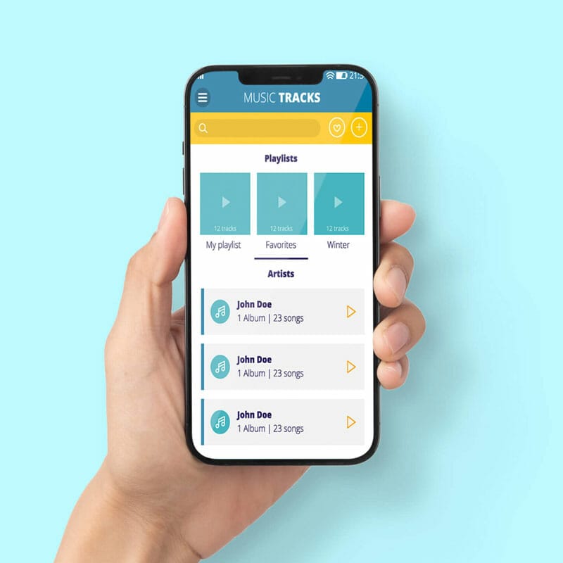 Free Phone In Hand Mockup PSD Template » CSS Author