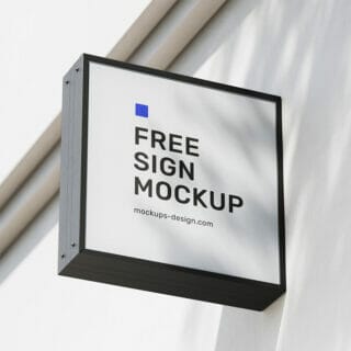 500+ Best Free Signage Mockup Templates » CSS Author