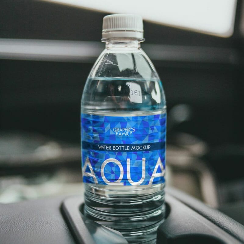 Free Water Bottle Label Mockup PSD » CSS Author