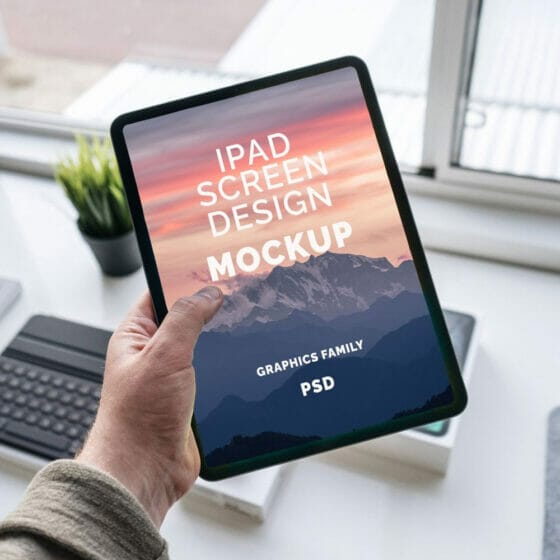 Free IPad Screen Design Mockup PSD » CSS Author