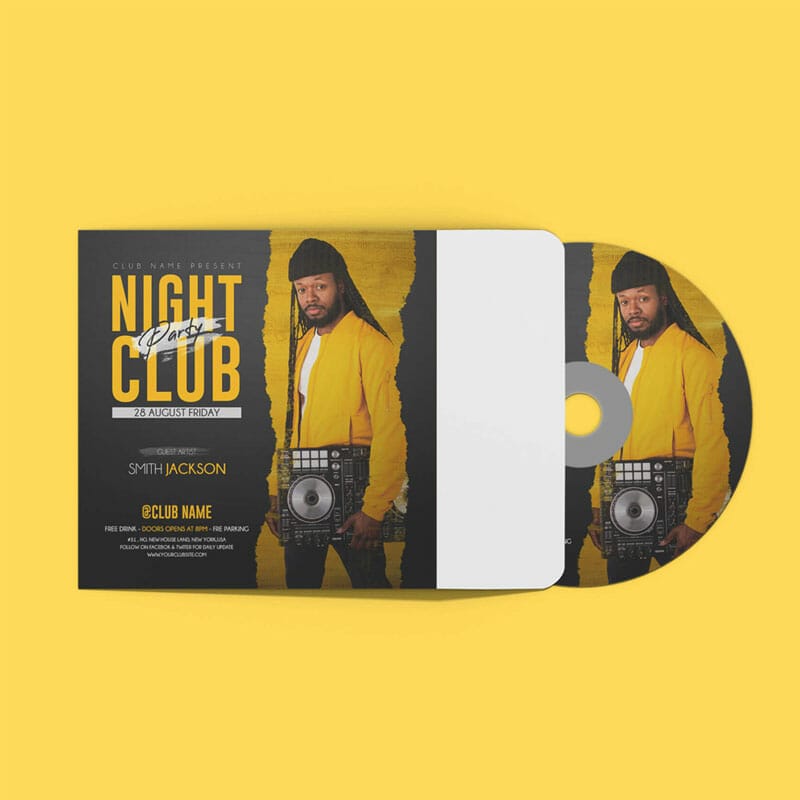 Free Album Cover Mockup PSD Template » CSS Author