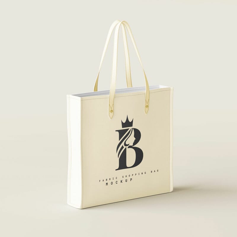 Free Fabric Shopping Bag Mockup PSD » CSS Author