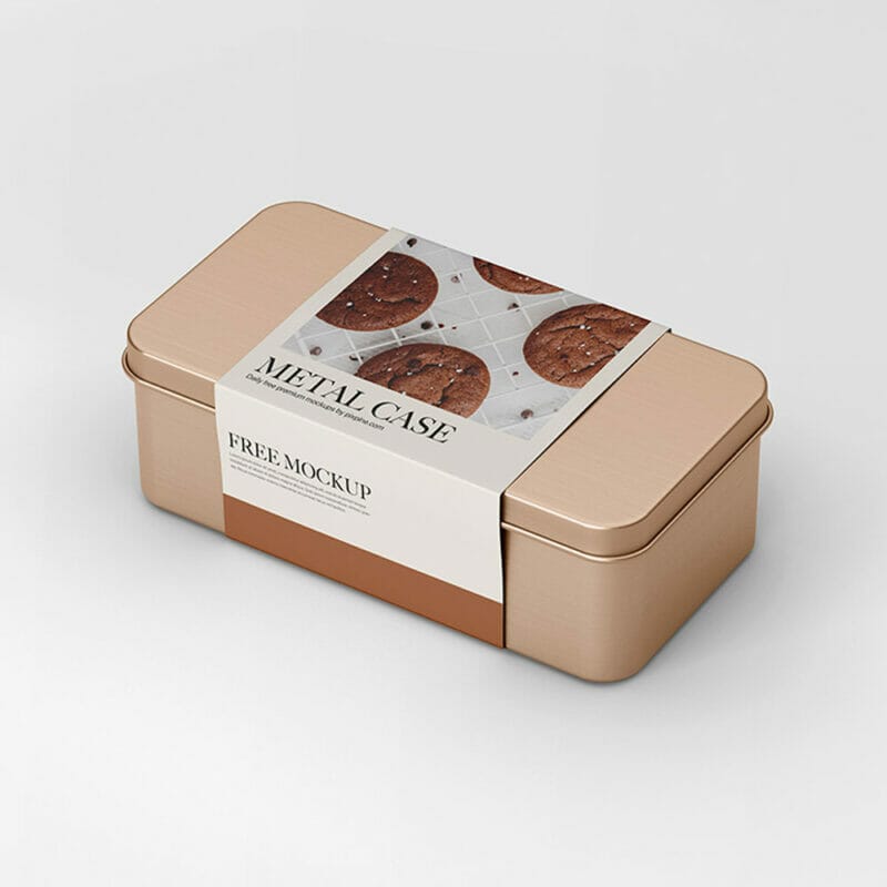 Free Rectangular Metal Case Mockup PSD » CSS Author