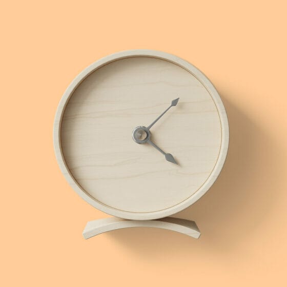 Free Round Table Clock Mockup Top View PSD » CSS Author